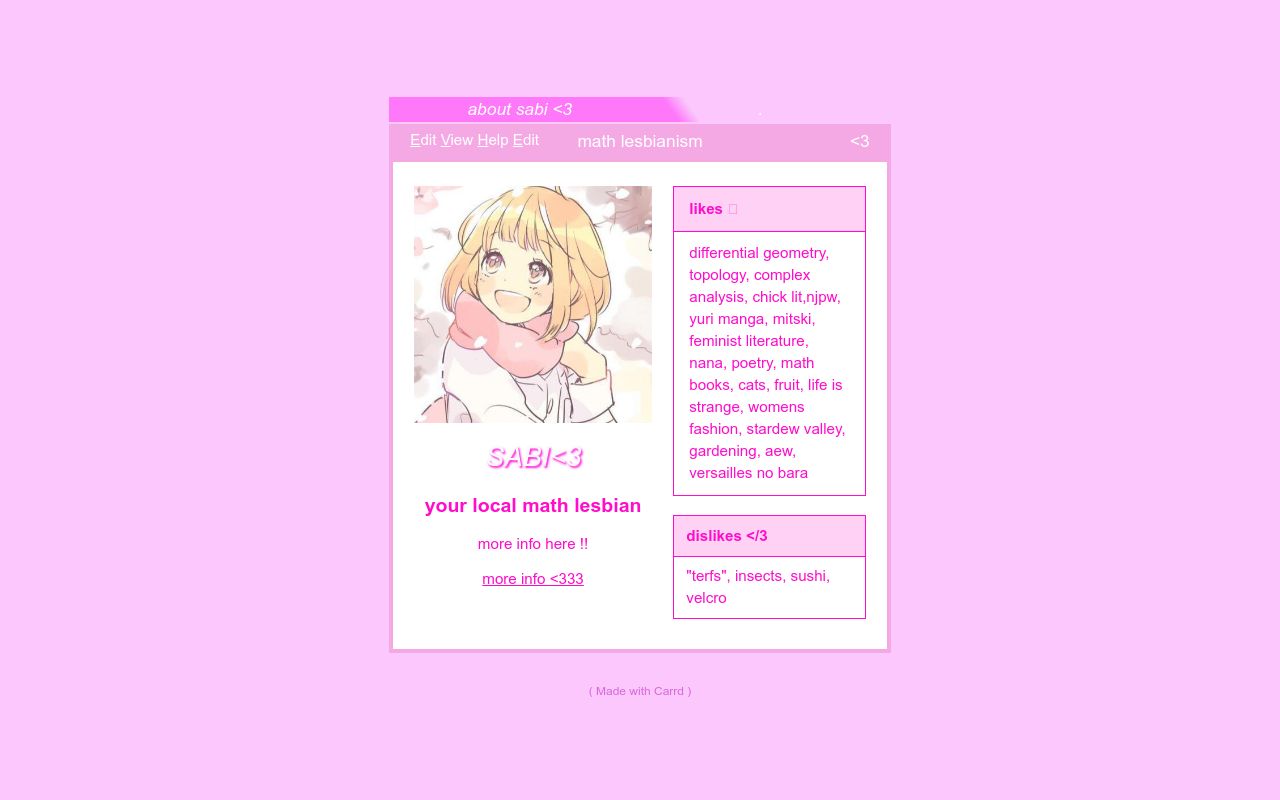 my personal card!
